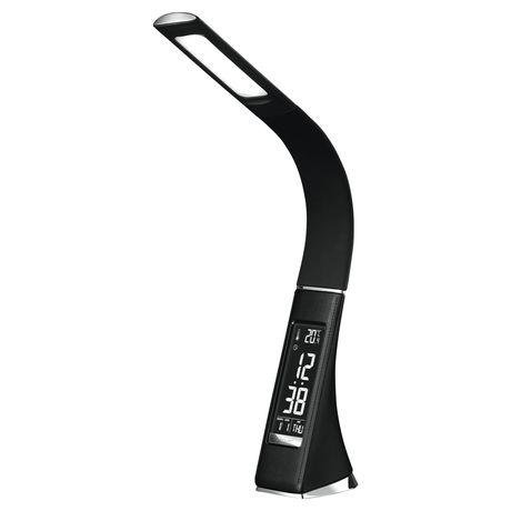 Veioze si lampi - Lampa de birou SMART cu LED-uri, ceas, calendar ...